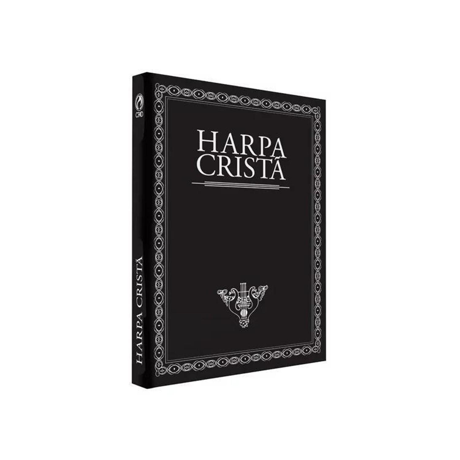 Harpa crista pequena popular preta com borda - CPAD - Harpa - Magazine ...