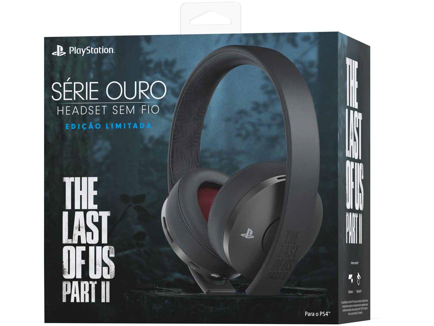 Headset Bluetooth Sony Série Ouro The Last Of Us Part Ii Headset