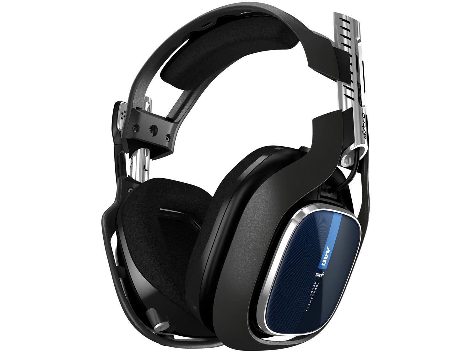 Headset Gamer Astro A40 + Mixamp Pro Tr - para PS4 PC e MAC USB Preto ...