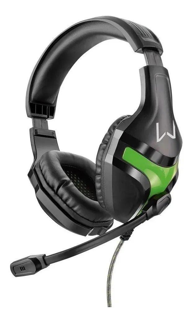 Headset Gamer Multilaser Warrior Harve PH298 Verde - Headset Gamer ...