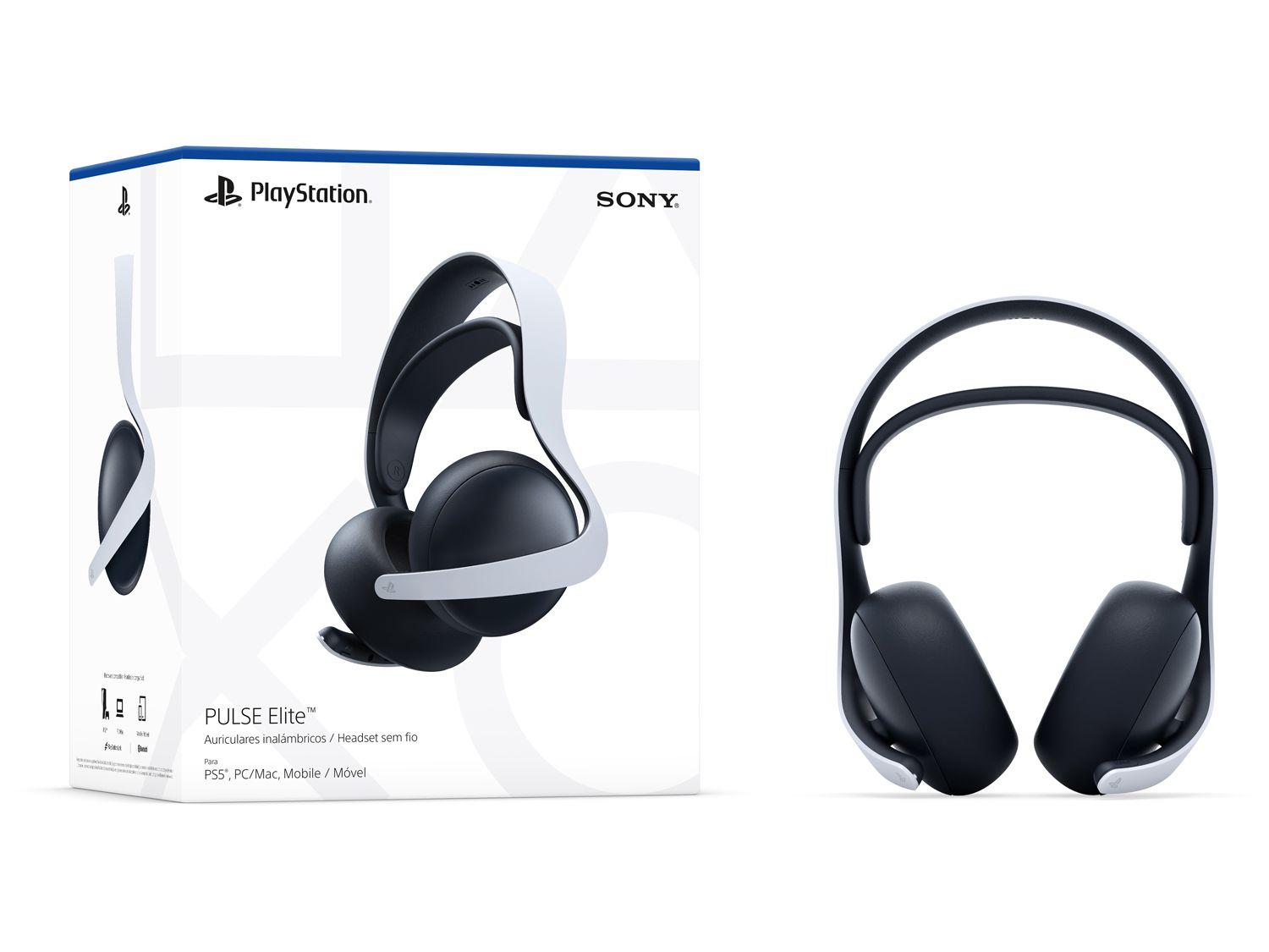Headset Gamer Sony PlayStation Pulse Elite sem Fio Shopping Smiles