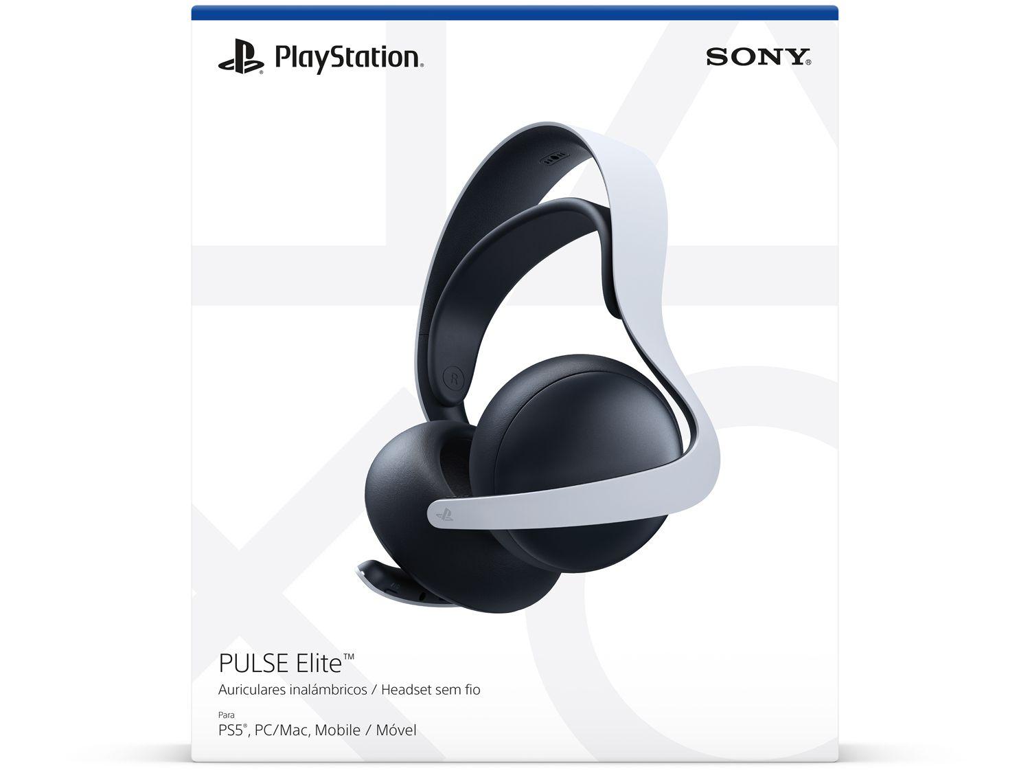 Headset Gamer Sony PlayStation Pulse Elite sem Fio Shopping Smiles