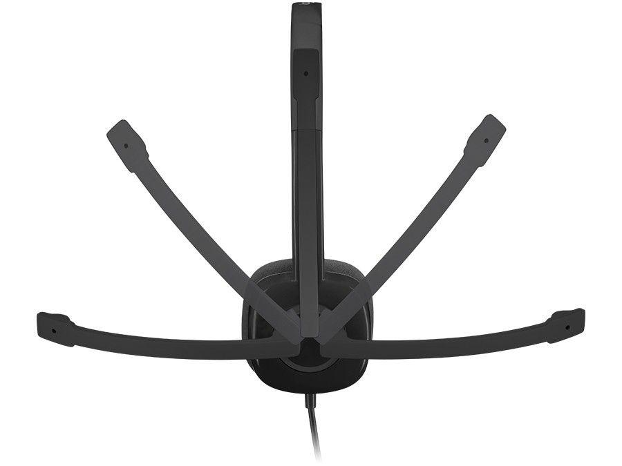 Headset Logitech H151 Preto - Headset com Fio - Magazine Luiza