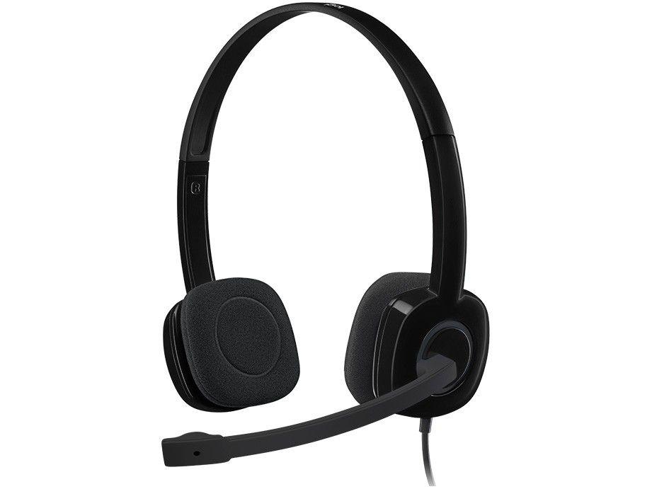 Headset Logitech H151 Preto