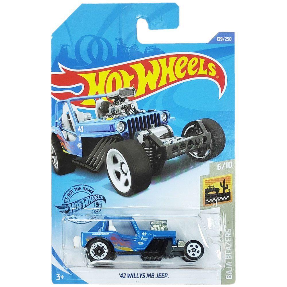Hot Wheels 42 Willys MB Jeep 2021 - Mattel - Carrinho de Brinquedo ...