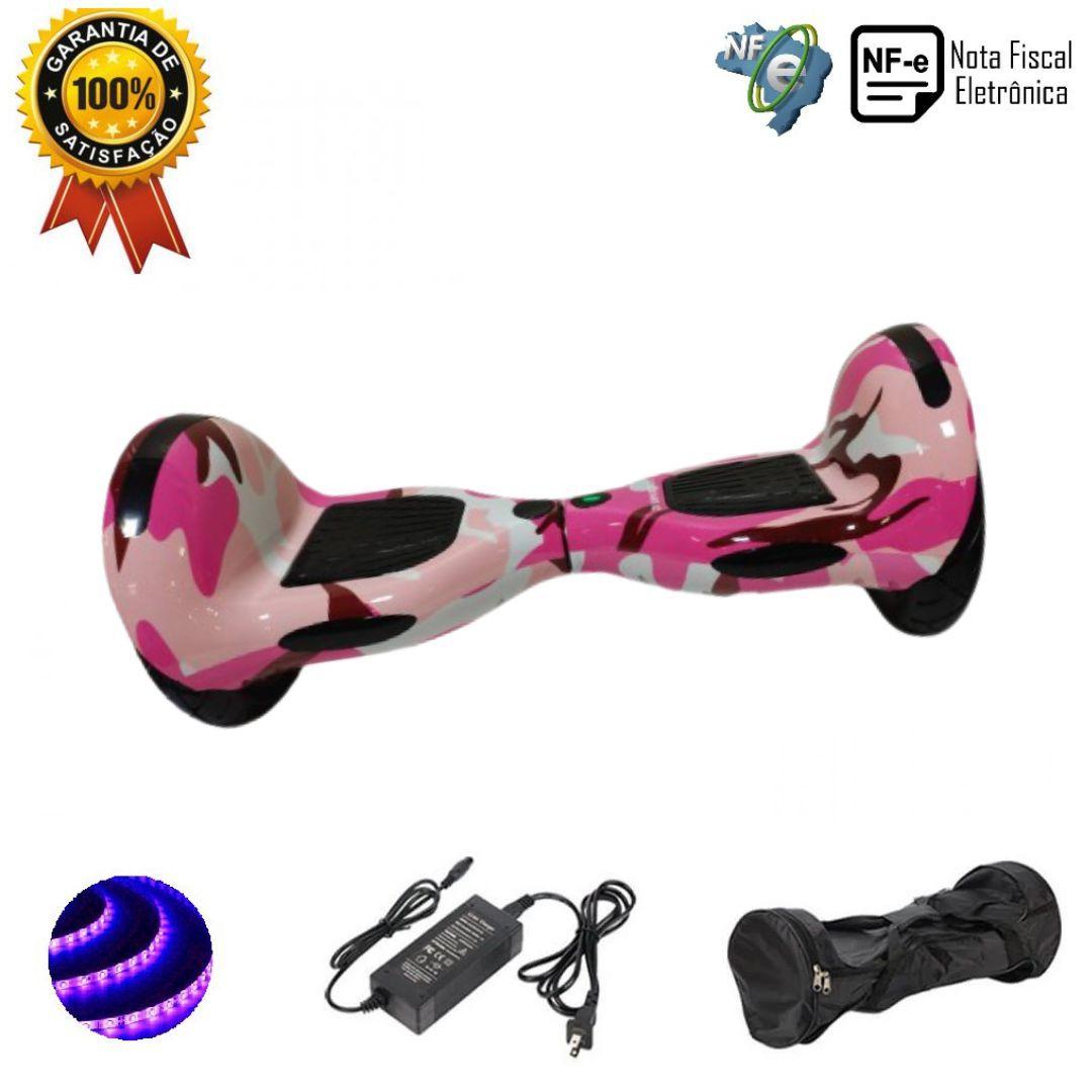 Hoverboard Grande ROSA CAMUFLADO 10 Polegadas - Smart Balance Wheel ...