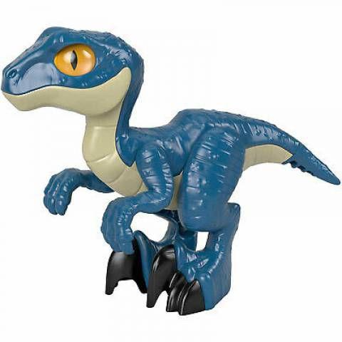 Imaginext jurassic world raptor blue xl - mattel - Bonecos - Magazine Luiza