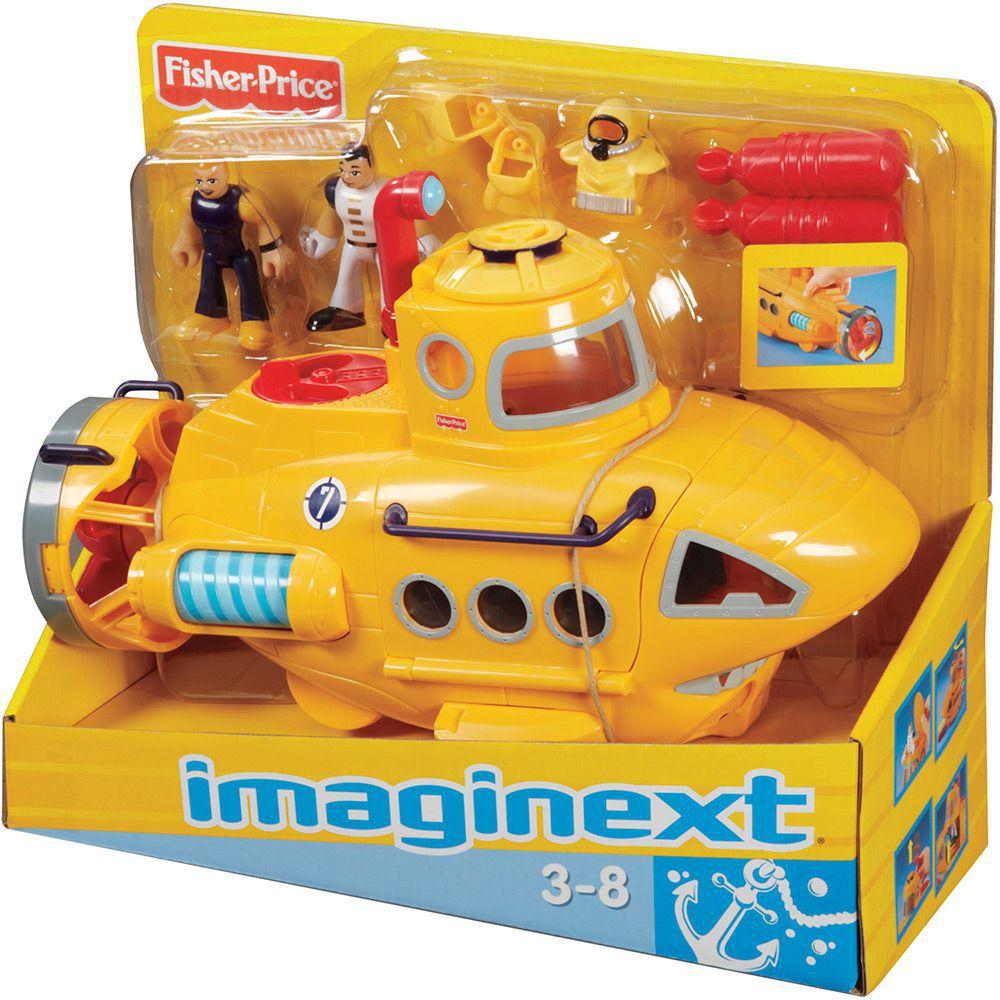 Imaginext - SUBMARINO AVENTURA - Mattel - Fisher Price - Brinquedos ...
