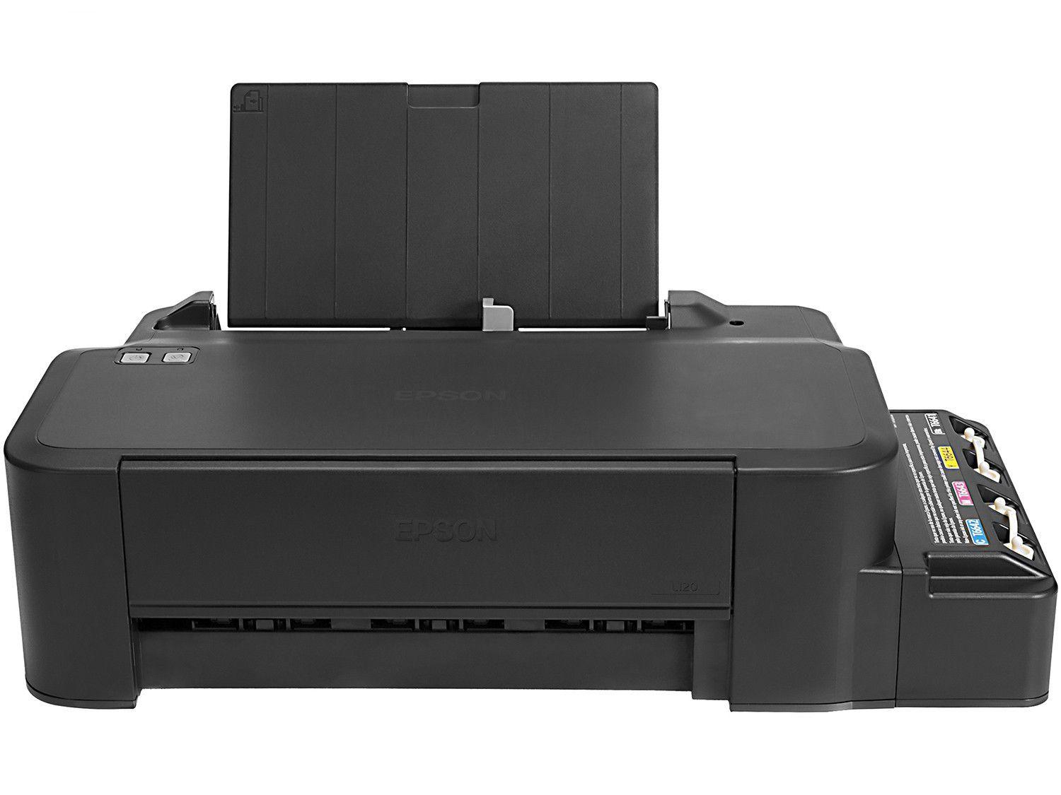 Impressora Epson EcoTank L120 - Jato de Tinta Colorida USB - Impressora ...