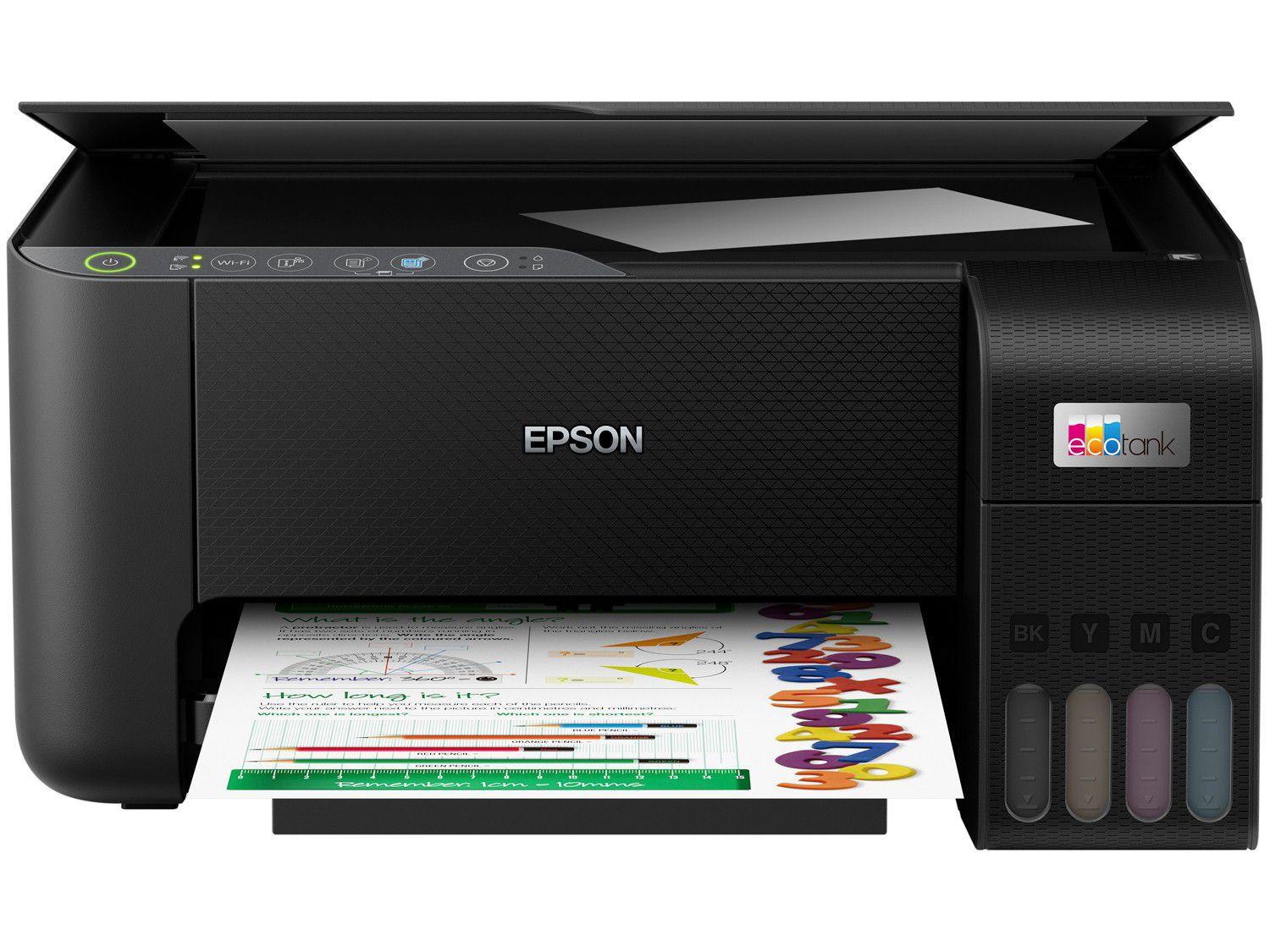 Impressora Multifuncional Epson Ecotank L3250 Tanque de Tinta Colorida USB Wi-Fi