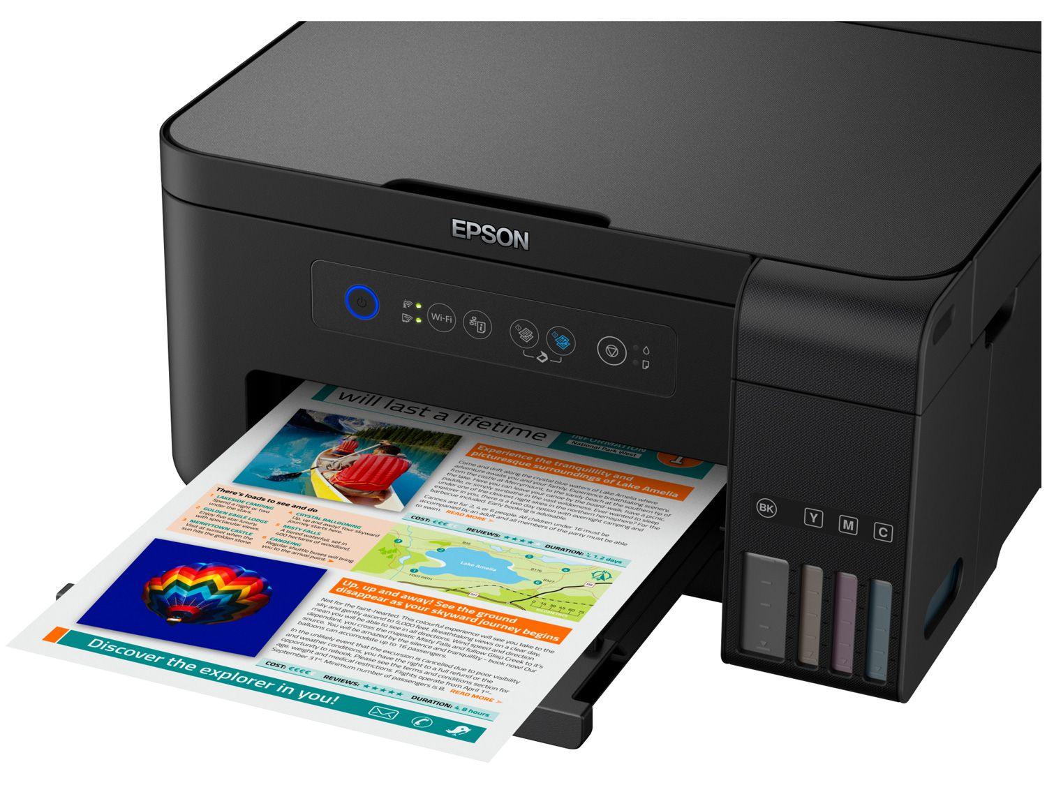 Impressora Multifuncional Epson EcoTank L4150 - Tanque de Tinta Wi-Fi ...
