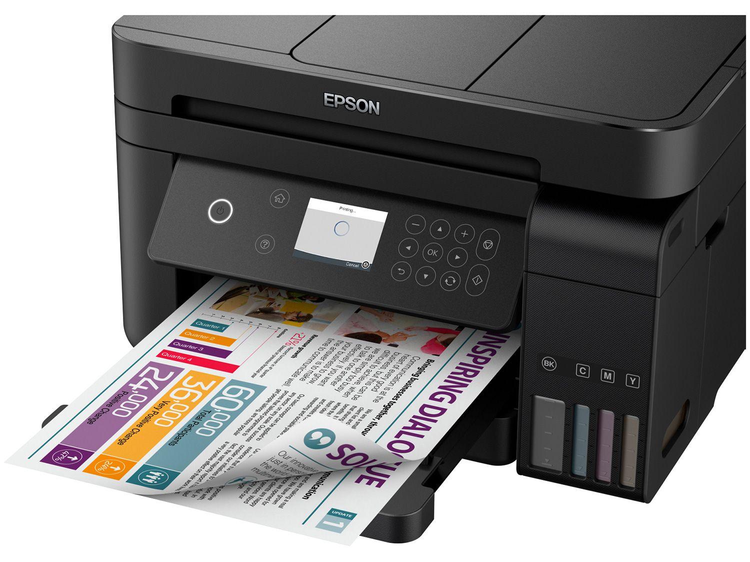 Impressora Multifuncional Epson EcoTank L6171 - Tanque de Tinta Wi-Fi ...