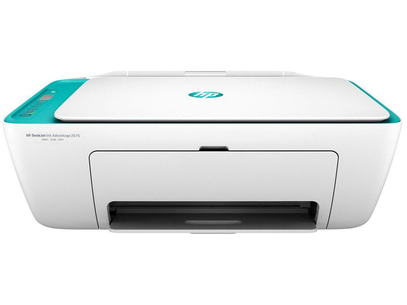Impressora Multifuncional HP DeskJet Ink 2676 - Jato de Tinta Colorida ...