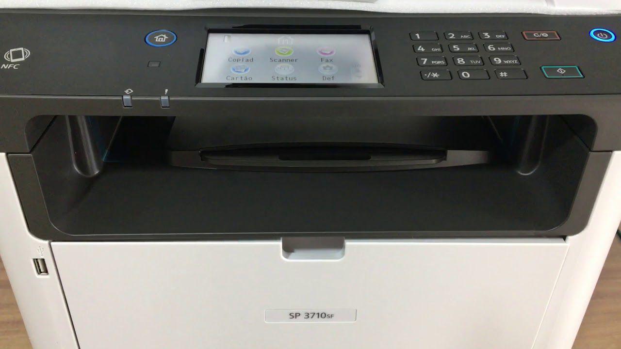 Impressora multifuncional ricoh sp 3710sf - Multifuncional Laser - Magazine Luiza