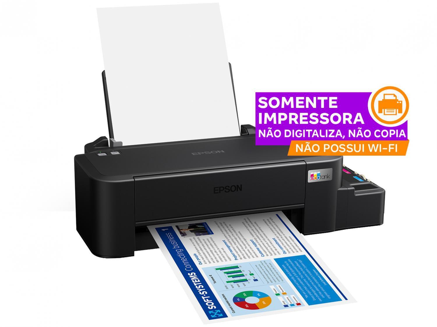 Impressora Tanque de Tinta Epson EcoTank L121