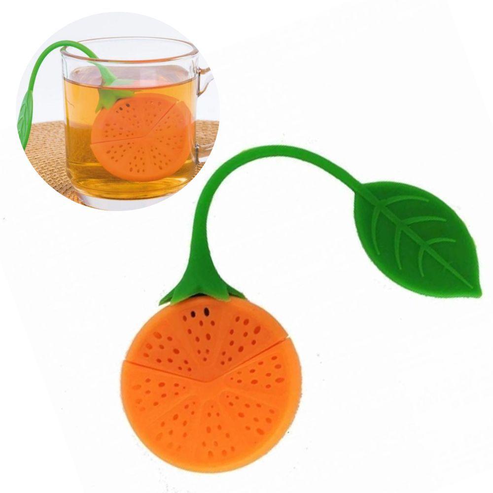 Infusor De Chá Formato Morango Limão Laranja Em Silicone Chá - GAROTA ...
