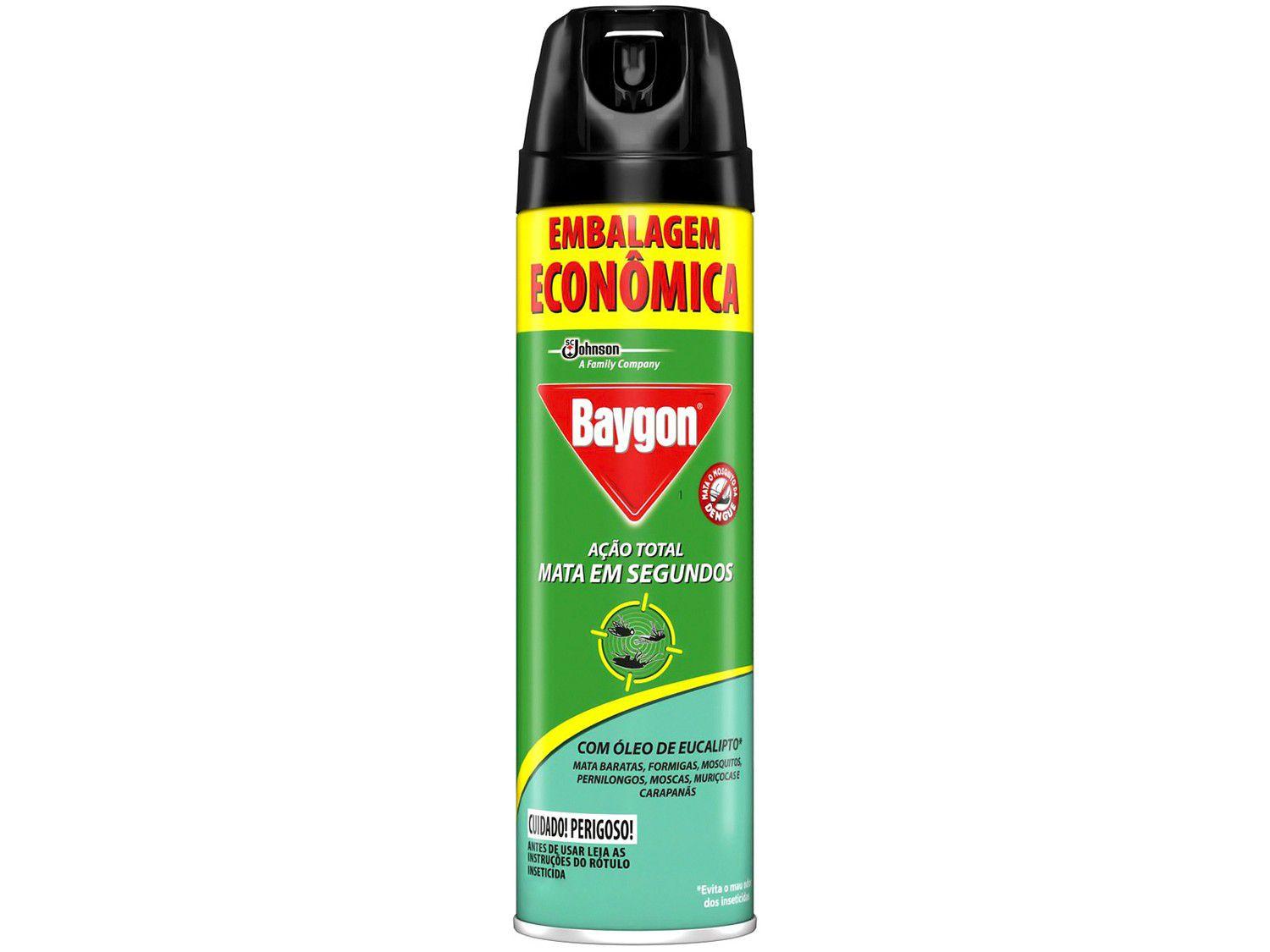 Inseticida Baygon Aerossol Ação Total - 360ml - Inseticidas - Magazine ...