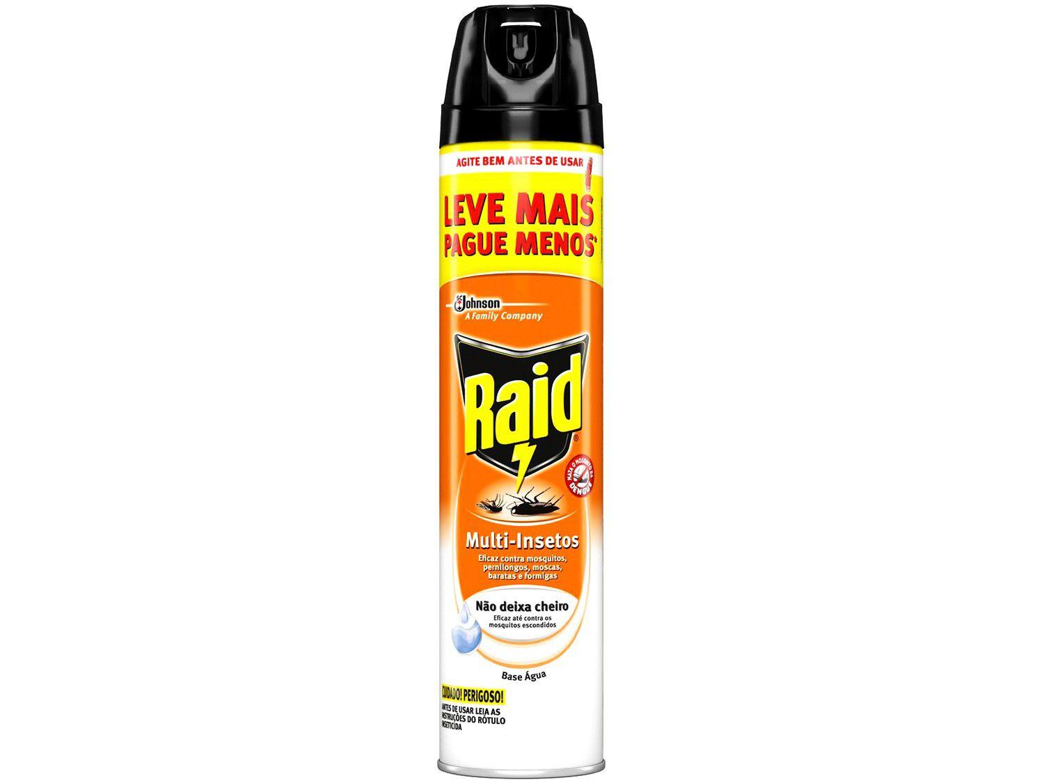 Inseticida Raid Aerossol Multi-Insetos - 420ml - Inseticidas - Magazine ...