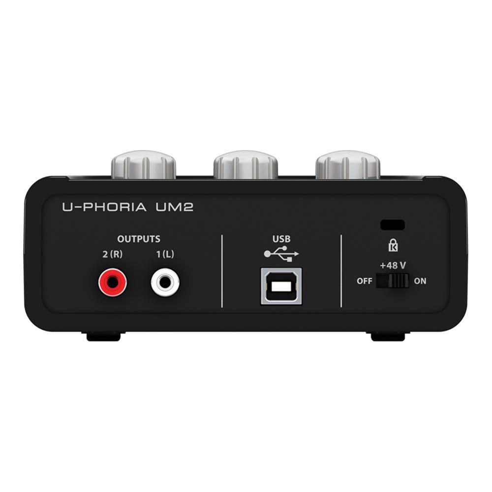 Interface Behringer UM2 USB - Interface de Áudio - Magazine Luiza