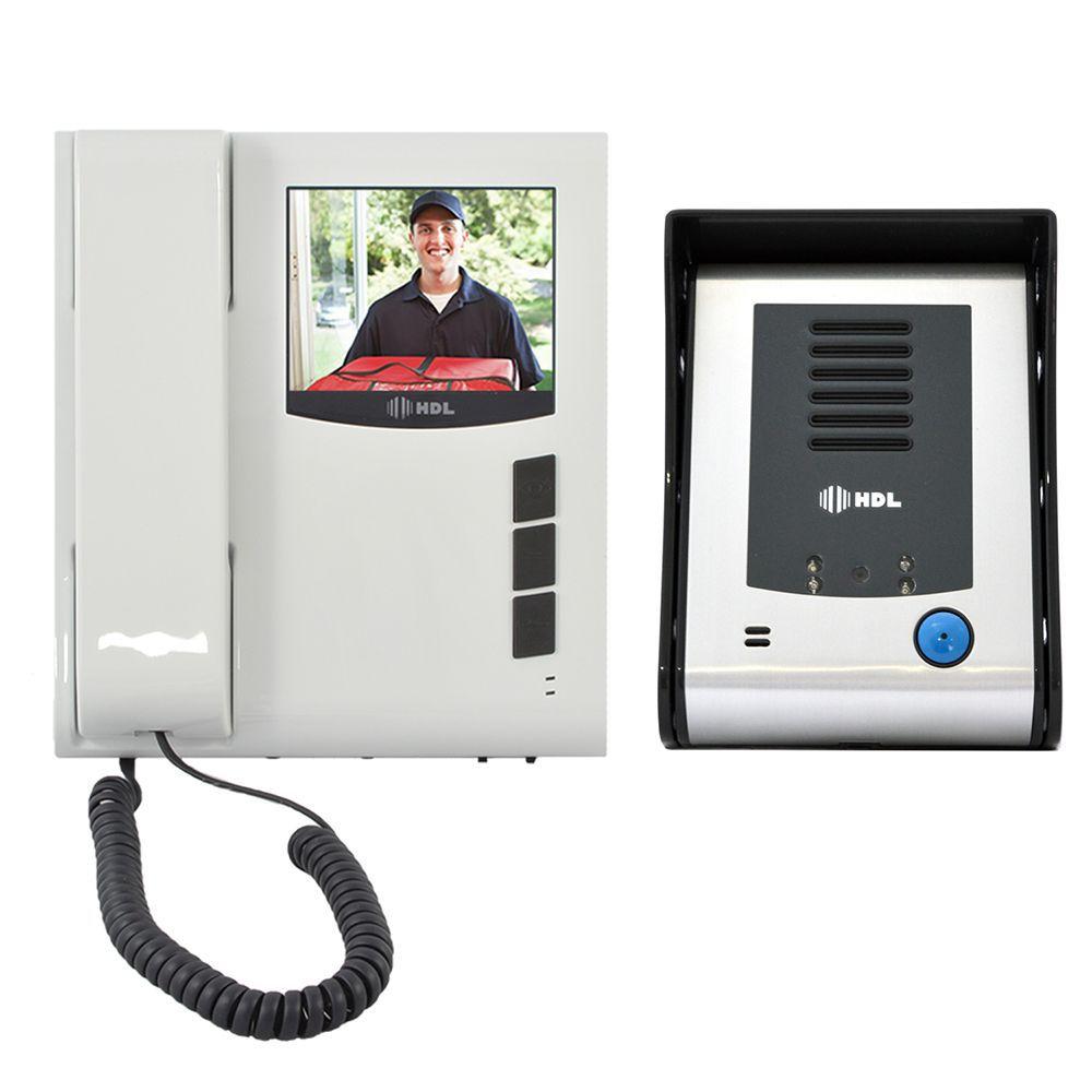 Interfone Com Câmera HDL Classic S Com Extensão de Áudio Monofone AZ ...