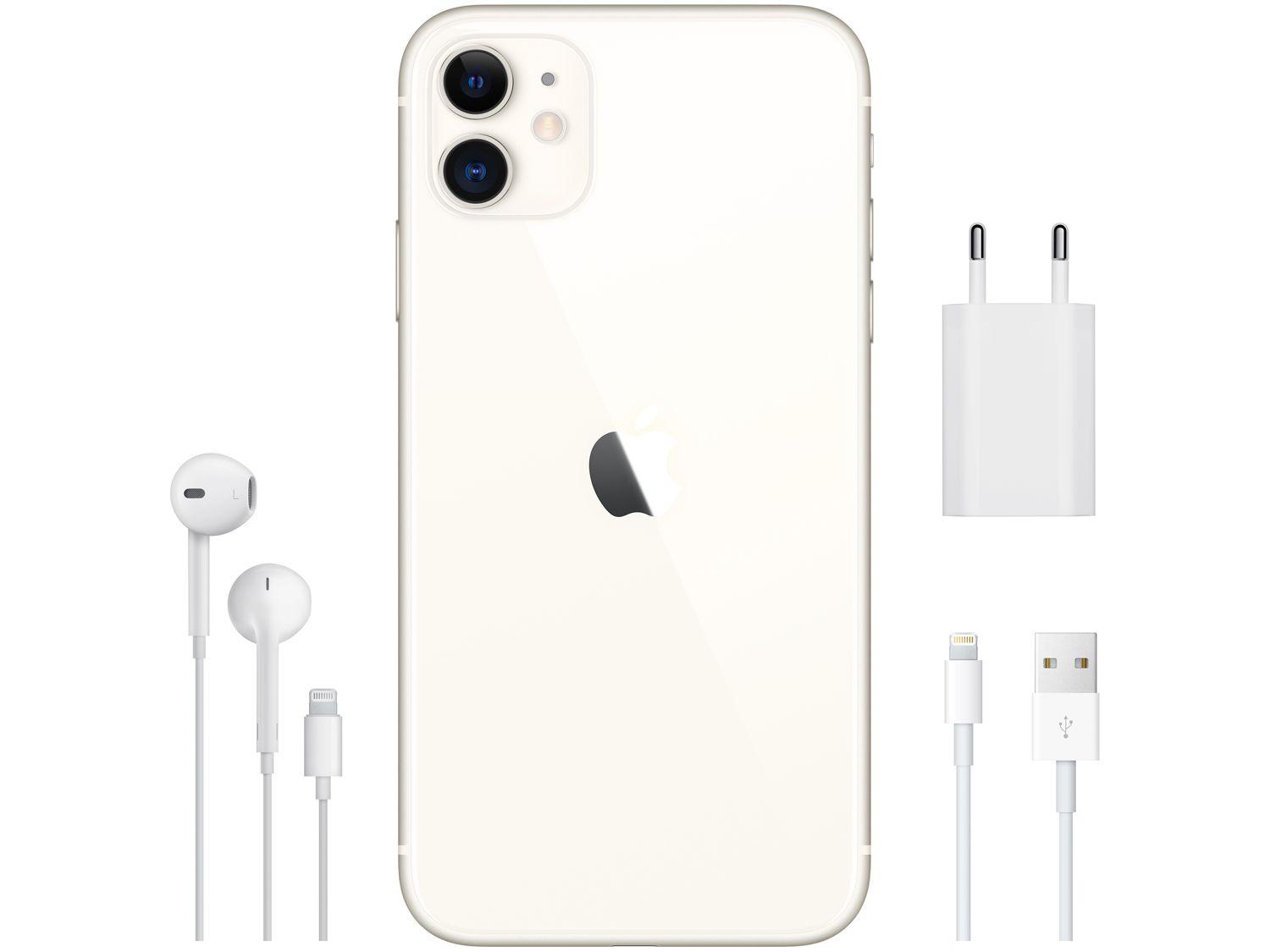 iPhone 11 Apple 128GB Branco 6,1” 12MP - iOS - iPhone 11 - Magazine Luiza