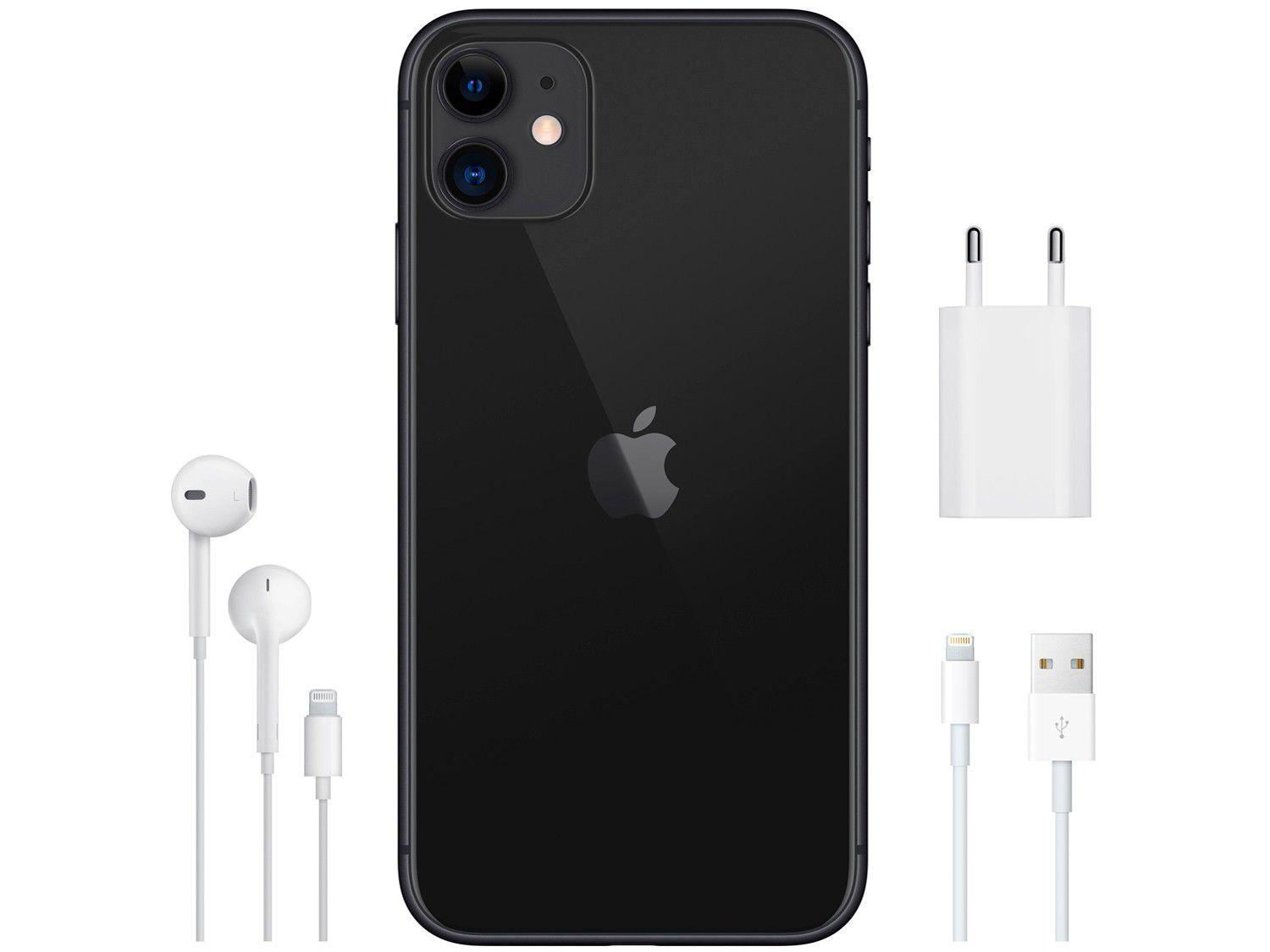 iPhone 11 Apple 128GB Preto 6,1” 12MP - iOS - iPhone 11 - Magazine Luiza