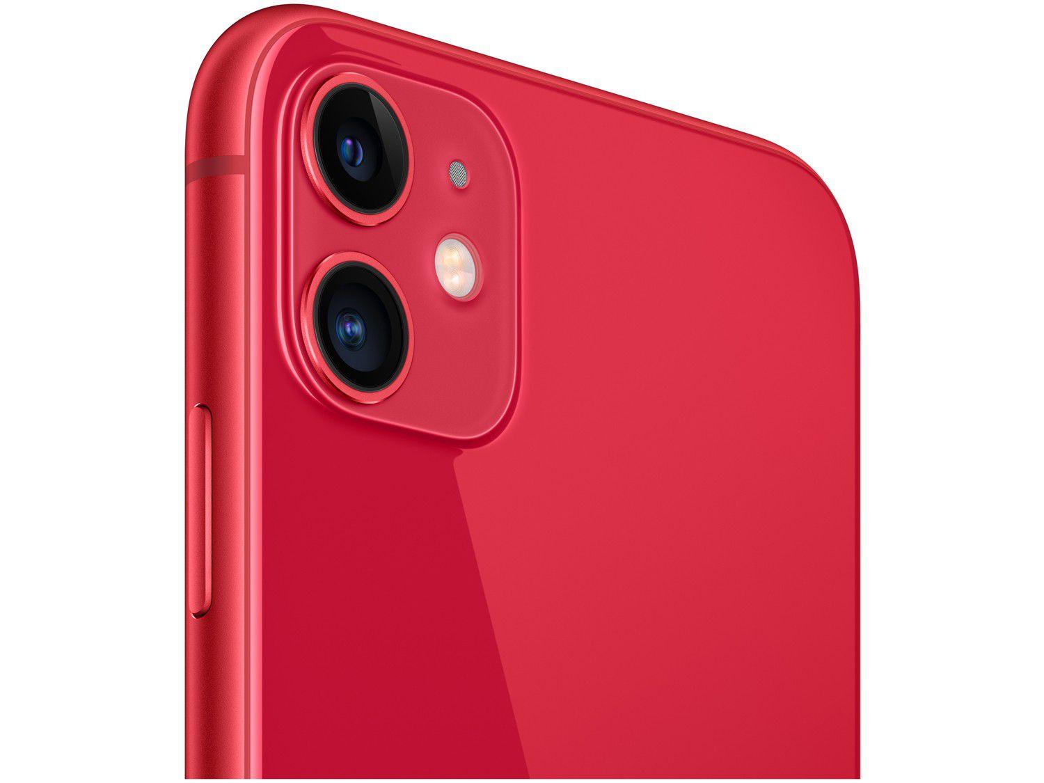 iPhone 11 Apple 256GB (PRODUCT)RED 6,1” 12MP - iOS - iPhone 11 ...