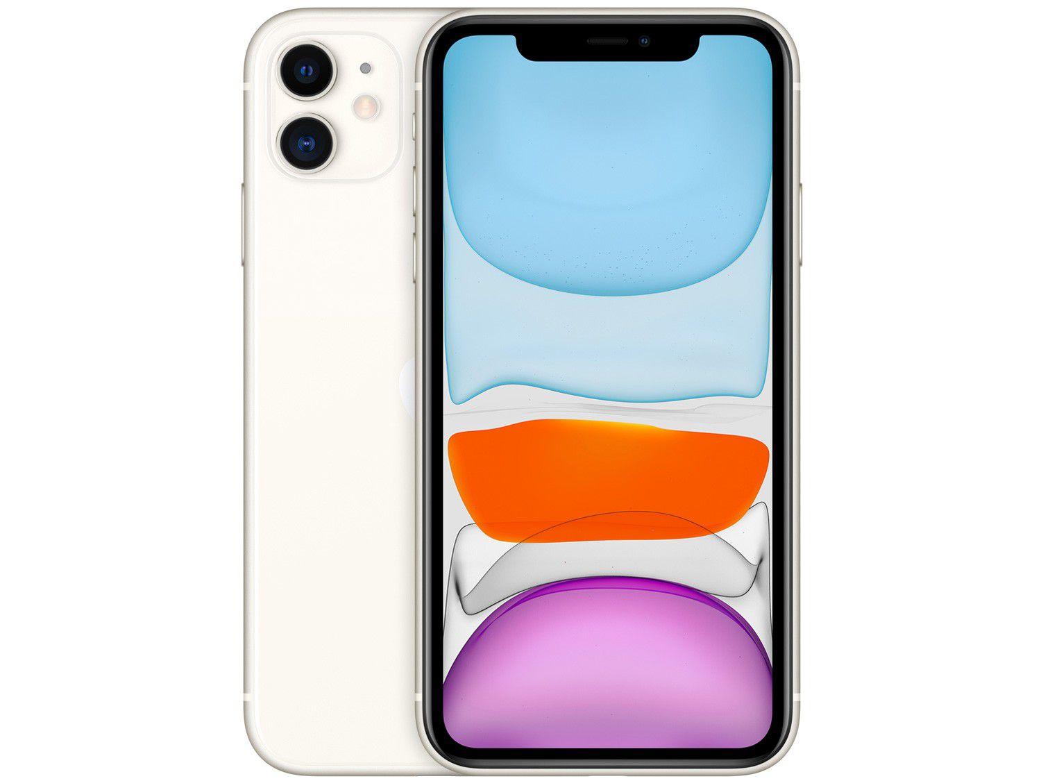iPhone 11 Apple 64GB Branco 6,1” 12MP - iOS - iPhone 11 - Magazine Luiza
