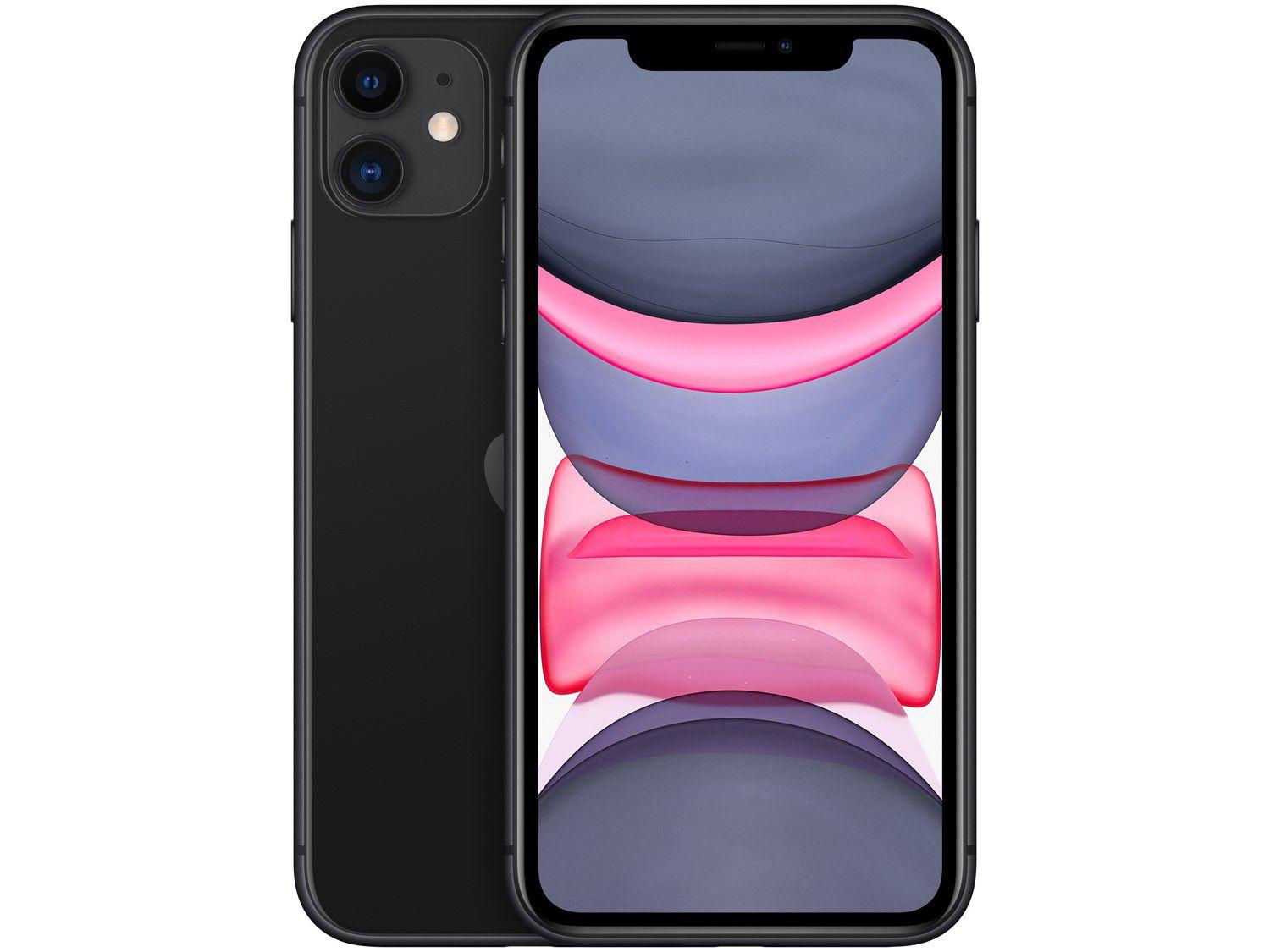 iPhone 11 Apple 64GB Preto 6,1” 12MP - iOS - iPhone 11 - Magazine Luiza