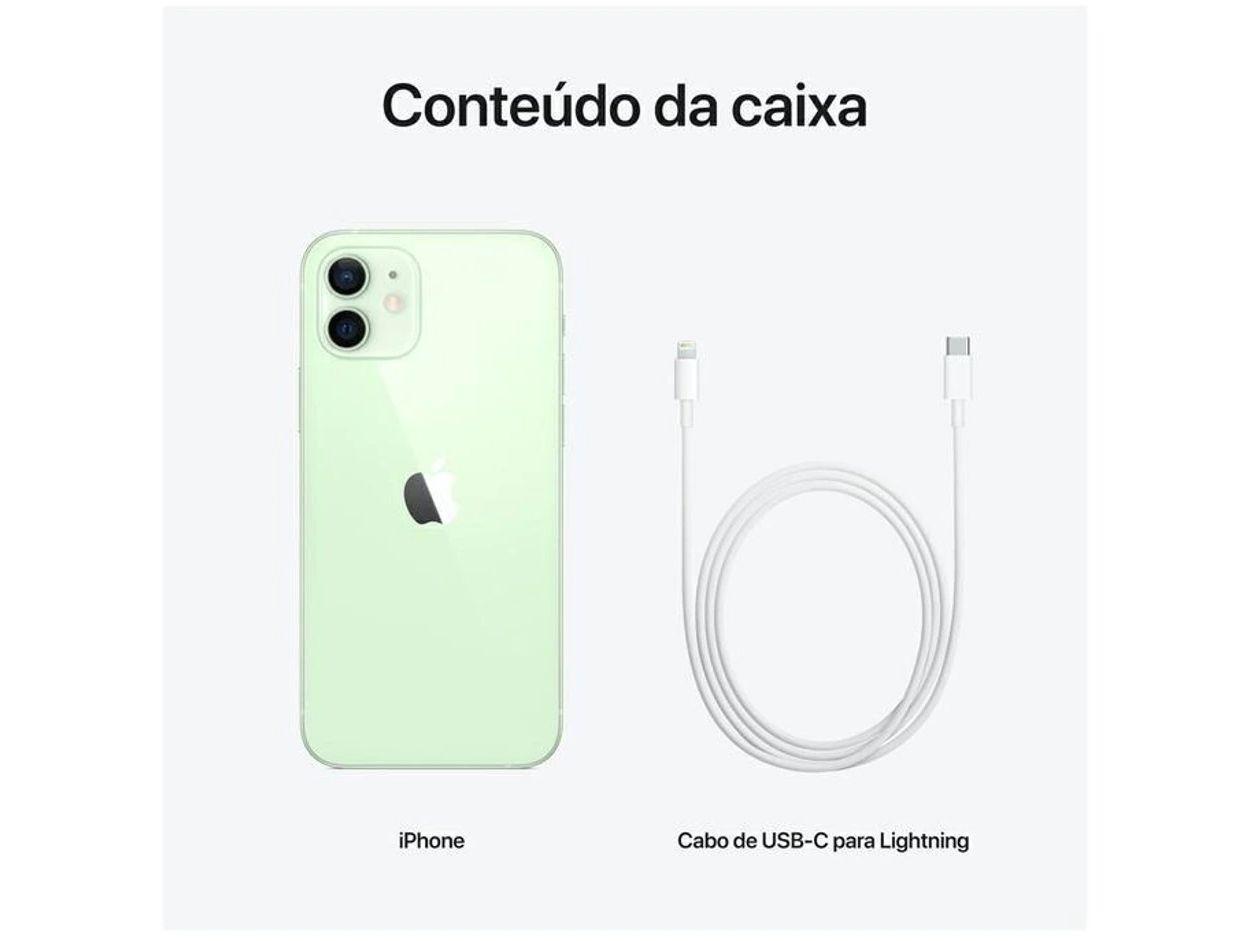 iPhone 12 Apple 128GB Verde Tela 6,1” 12MP iOS