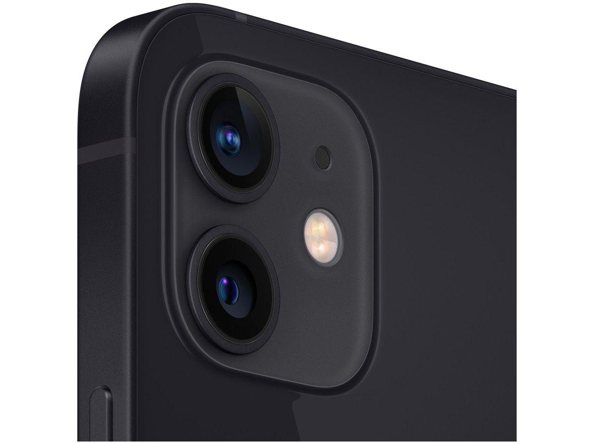 iPhone 12 Apple 64GB Preto 6,1” Câm. Dupla 12MP - iOS - iPhone 12 ...