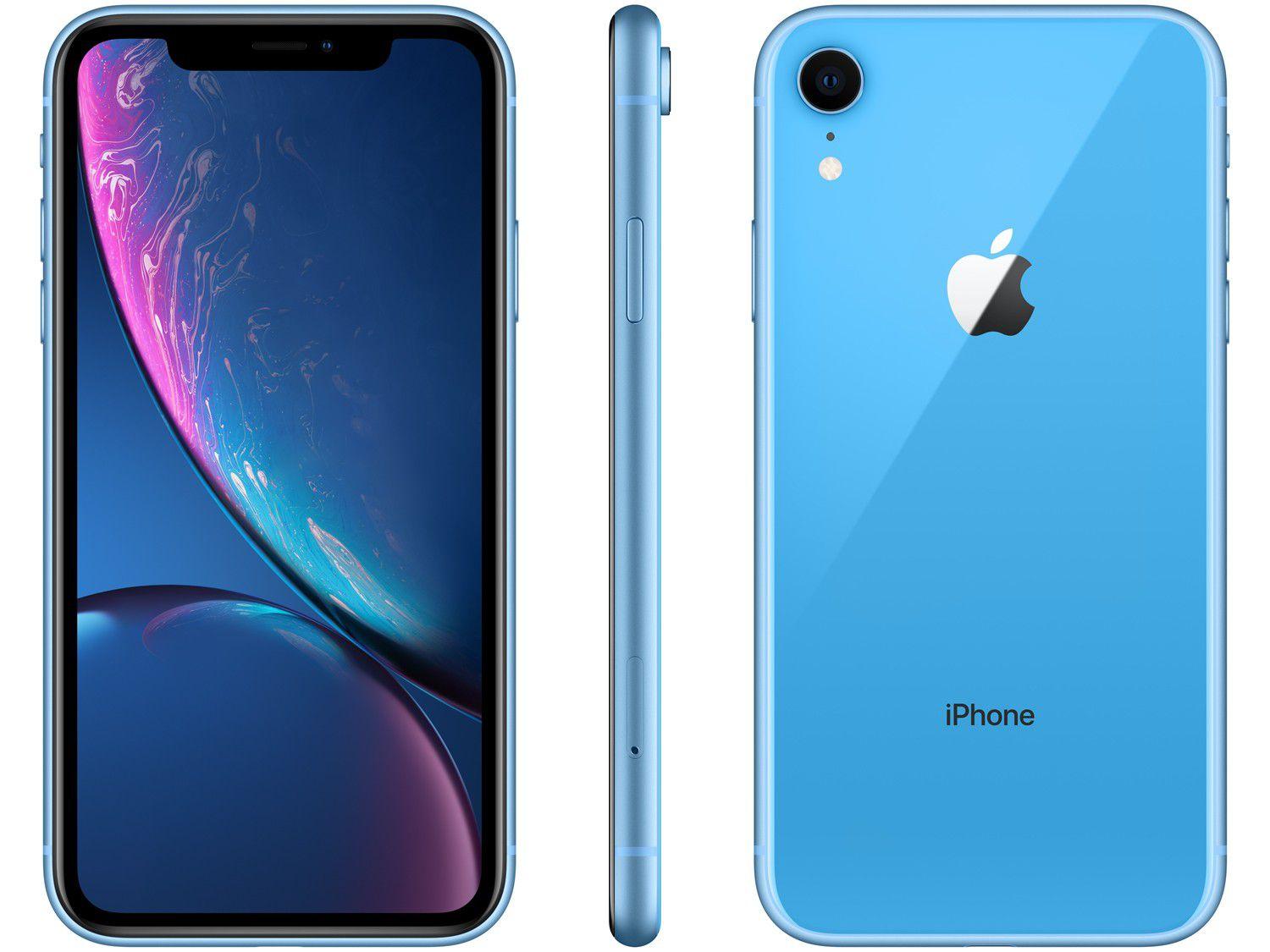 iPhone XR Apple 128GB Azul 6,1” 12MP iOS - iPhone Xr - Magazine Luiza