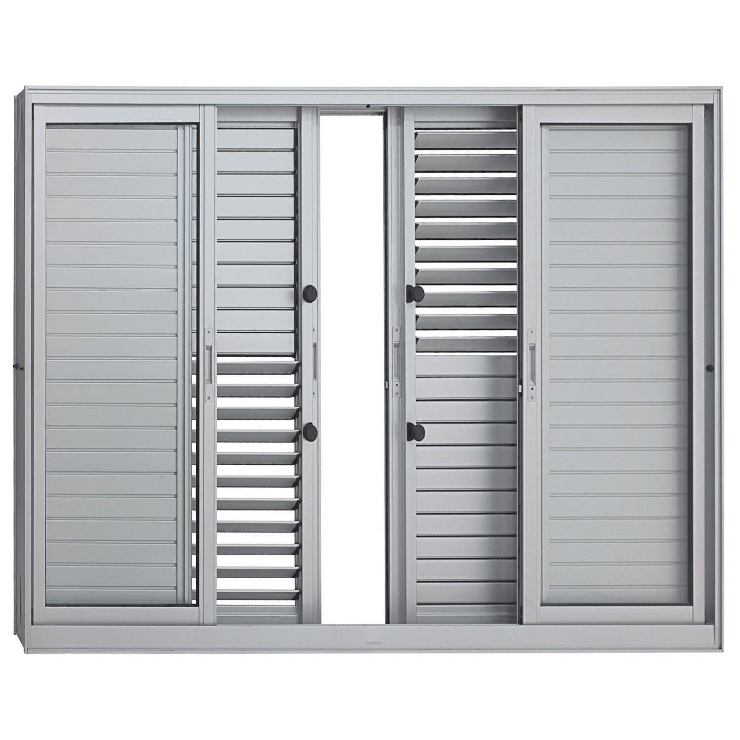 Janela Veneziana Alumínio Multiflex 6 Folhas Aluminium Sasazaki ...