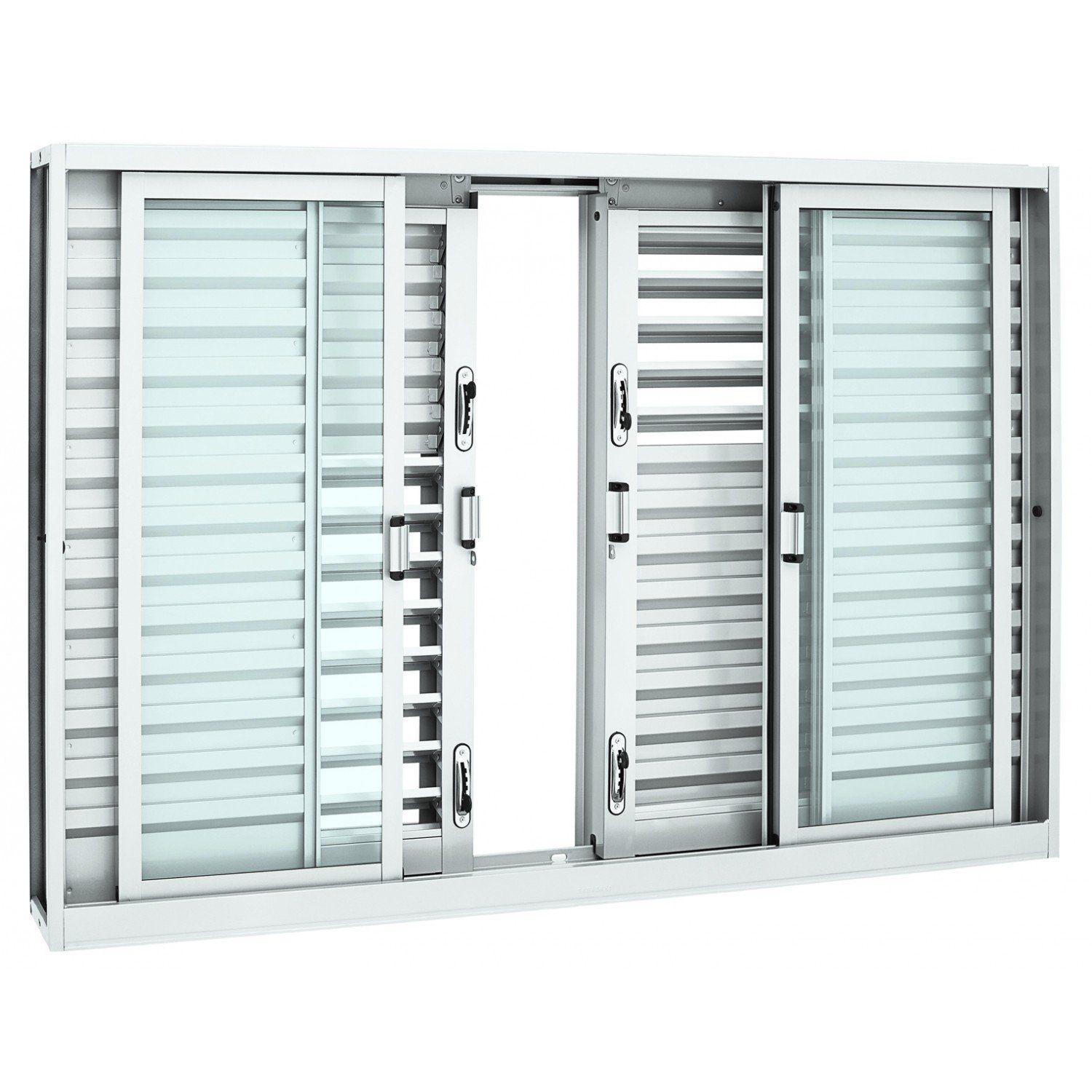 Janela Veneziana Multiflex Aço Sasazaki 6 Folhas Prátika 120cmx150cm ...