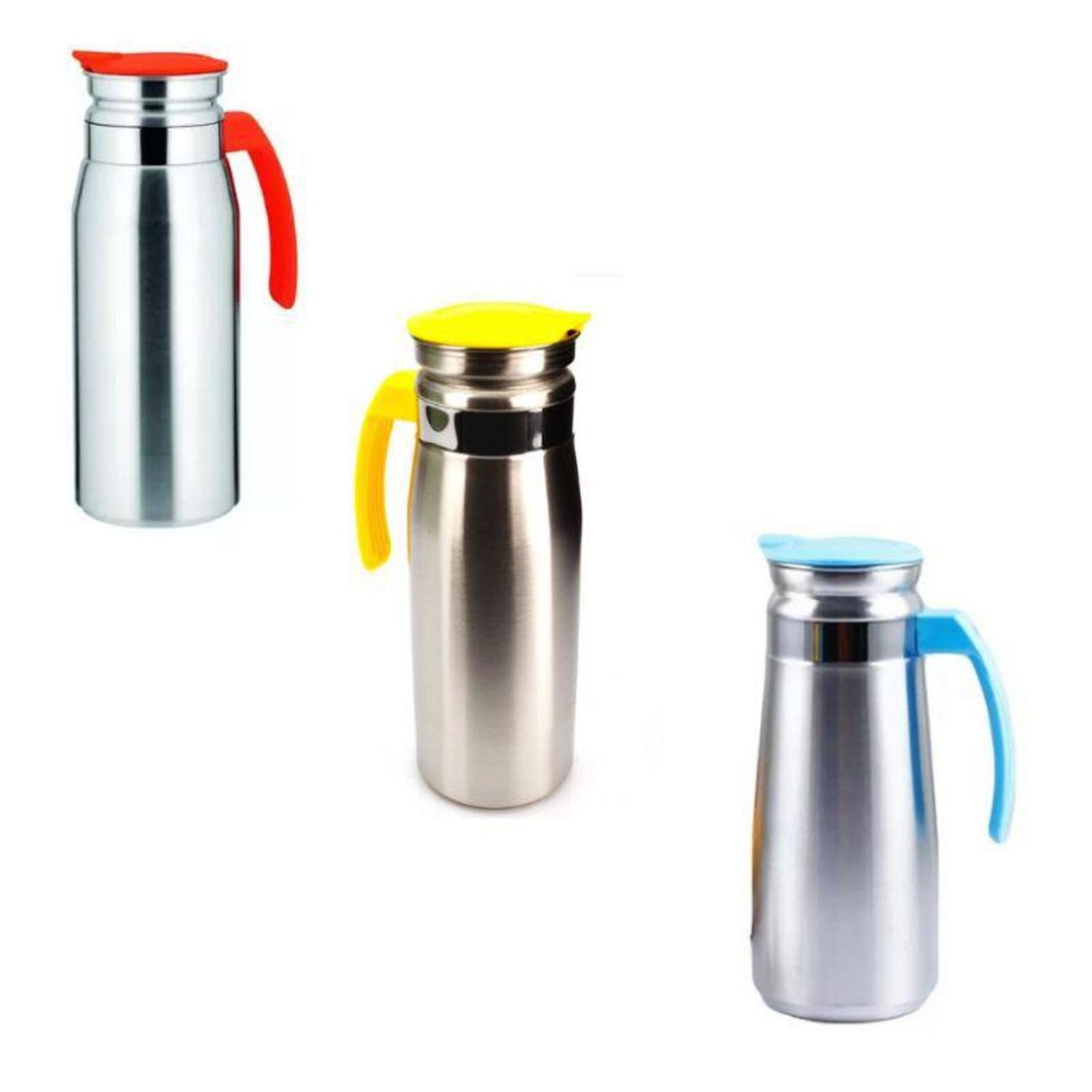 Jarra de inox com tampa e cabo color 1,5 litros - KEHOME - Jarra ...