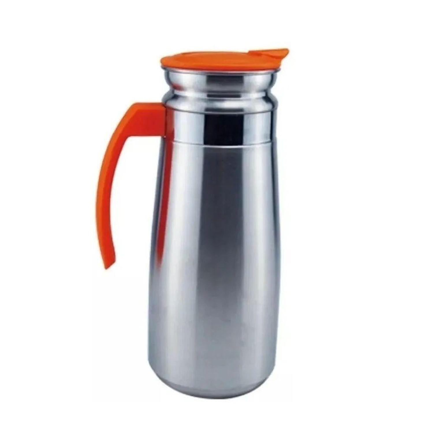Jarra de inox com tampa e cabo color 1,5 litros - KEHOME - Jarra ...