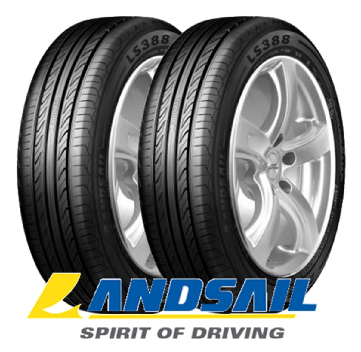 JOGO 2 pneus aro 16 LANDSAIL 205/60 R16 92V LS388 - Pneu para Carro ...