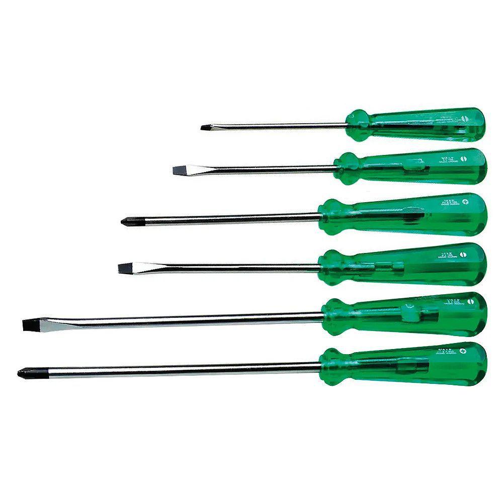 Jogo Chave De Fenda E Philips 6 Peças - Noll - Chave Philips - Magazine ...