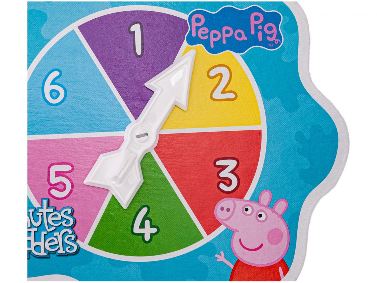 Jogo Chutes and Ladders Peppa Pig Tabuleiro Hasbro
