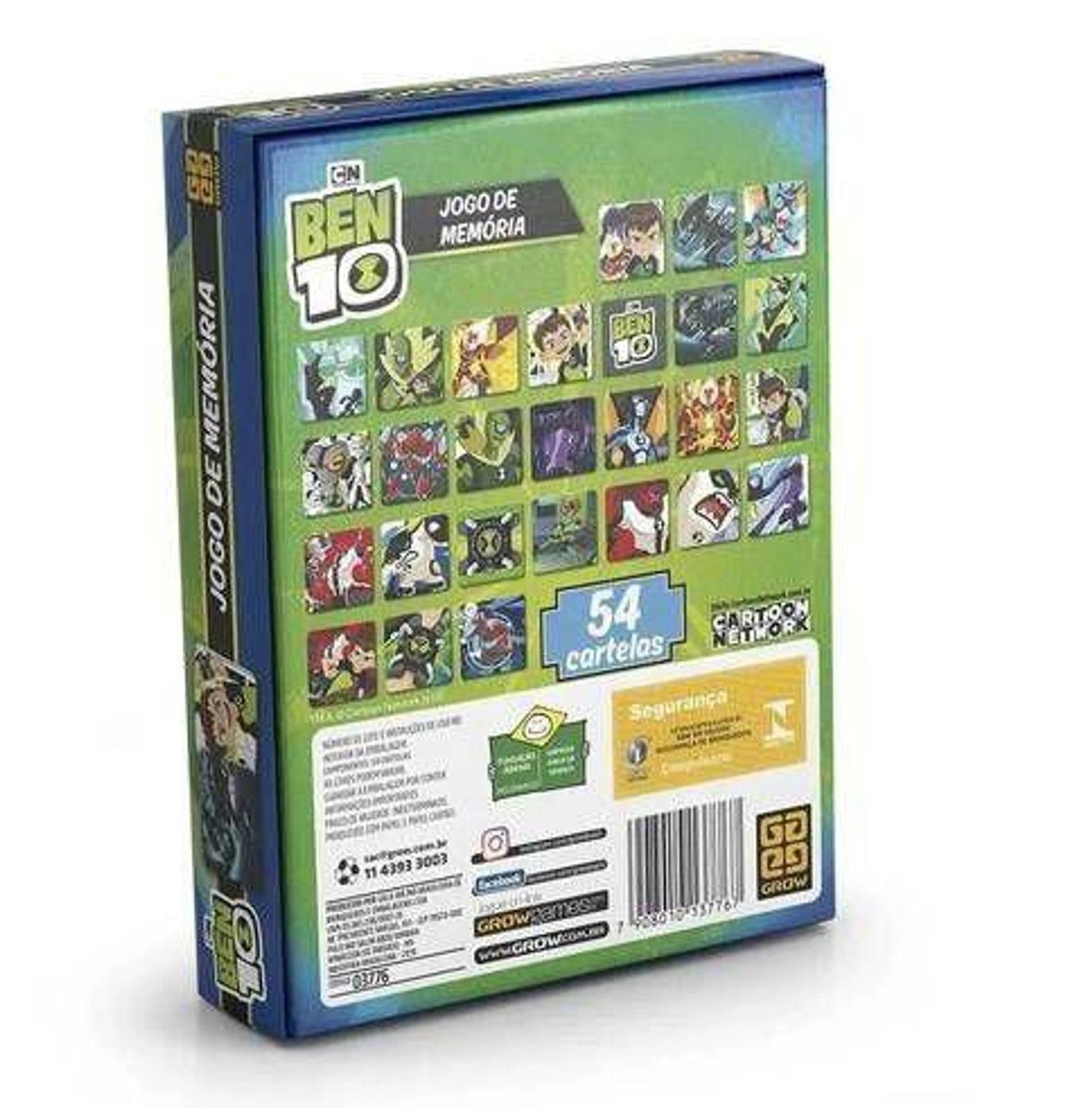 Jogo da memória ben 10 - grow - Jogos de Memória e Conhecimento ...