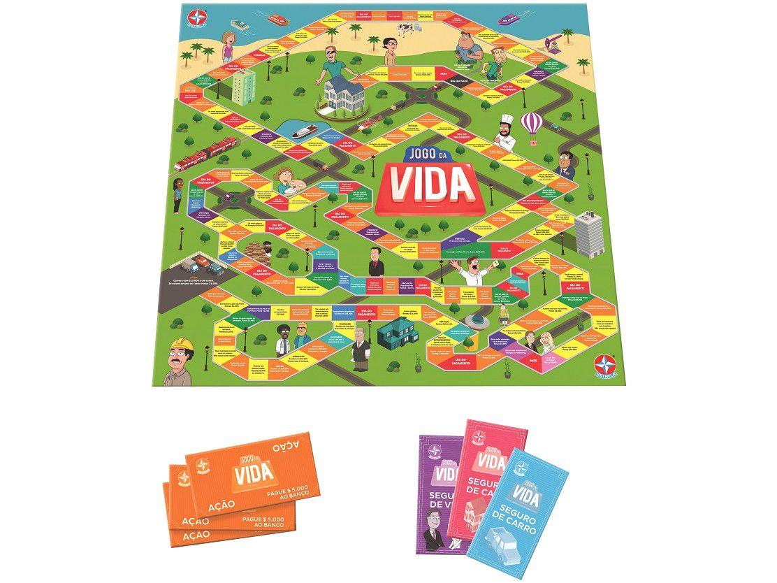 Jogo da Vida - Estrela - Jogos de Tabuleiro - Magazine Luiza