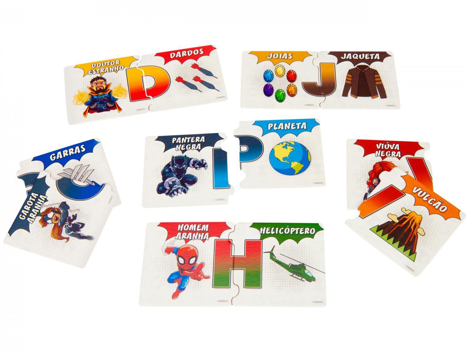 Jogo das Letras Marvel Super Hero Adventures Mimo Toys