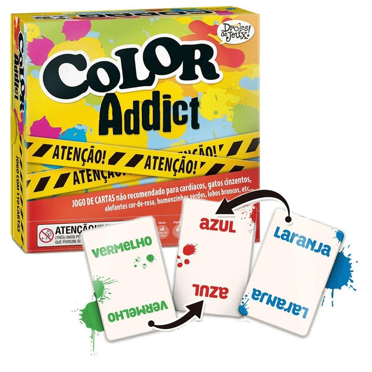 Jogo De Cartas Color Addict - Jogo Das Cores Copag - Jogos de Cartas ...