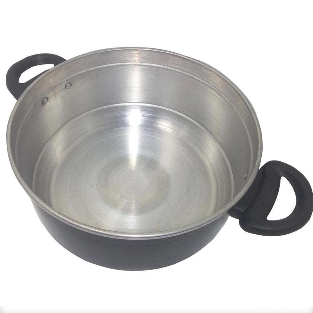 Jogo De Panelas Color Preto Real Super 1 A 5 - Real Inox - Jogo de ...