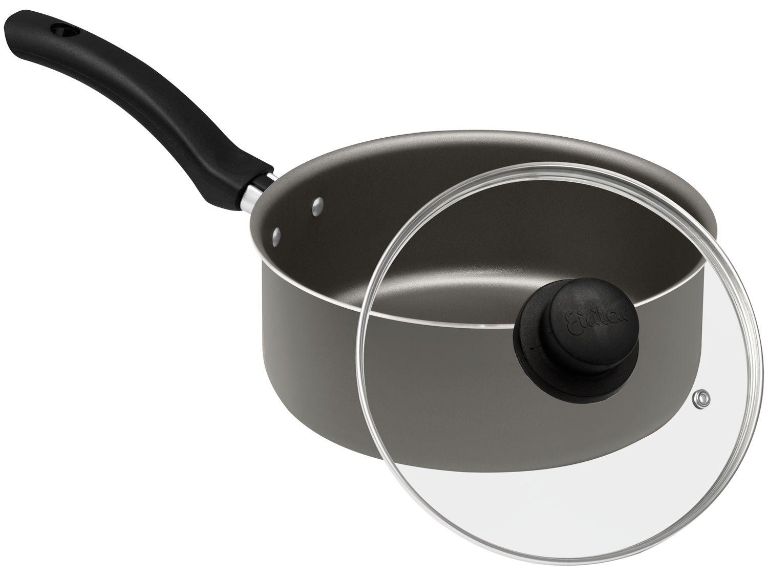 Jogo de Panelas Eirilar Antiaderente de Alumínio Grafite 12 Peças ...