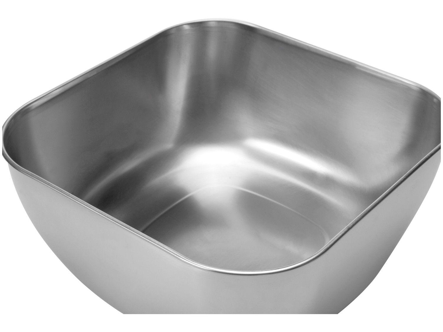 Jogo de Potes de Inox Tramontina com Tampa - Quadrado Freezinox 3 Peças ...