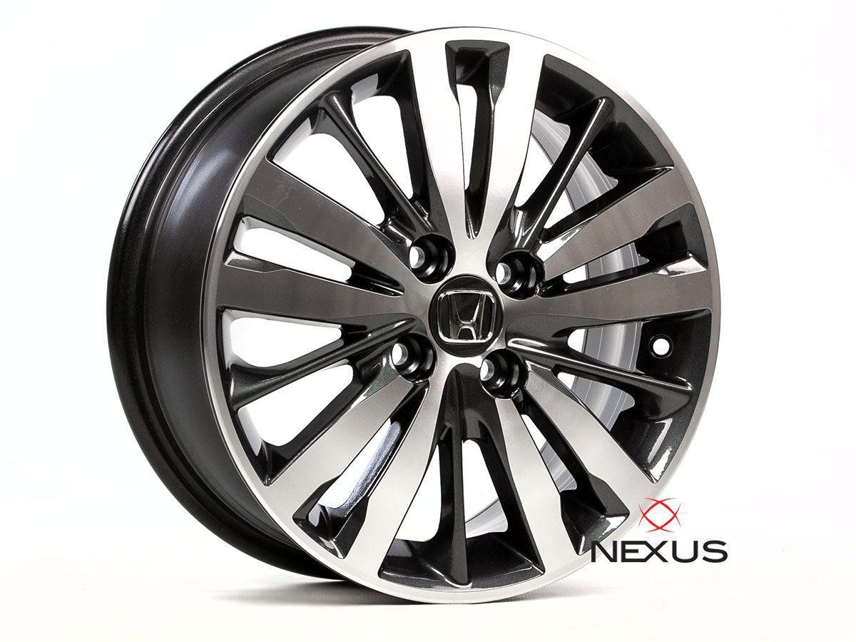 Jogo de Roda Aro 15 HONDA FIT GRAFITE DIAMANTADA 4X100 - KRMAI - Roda de Moto - Magazine Luiza