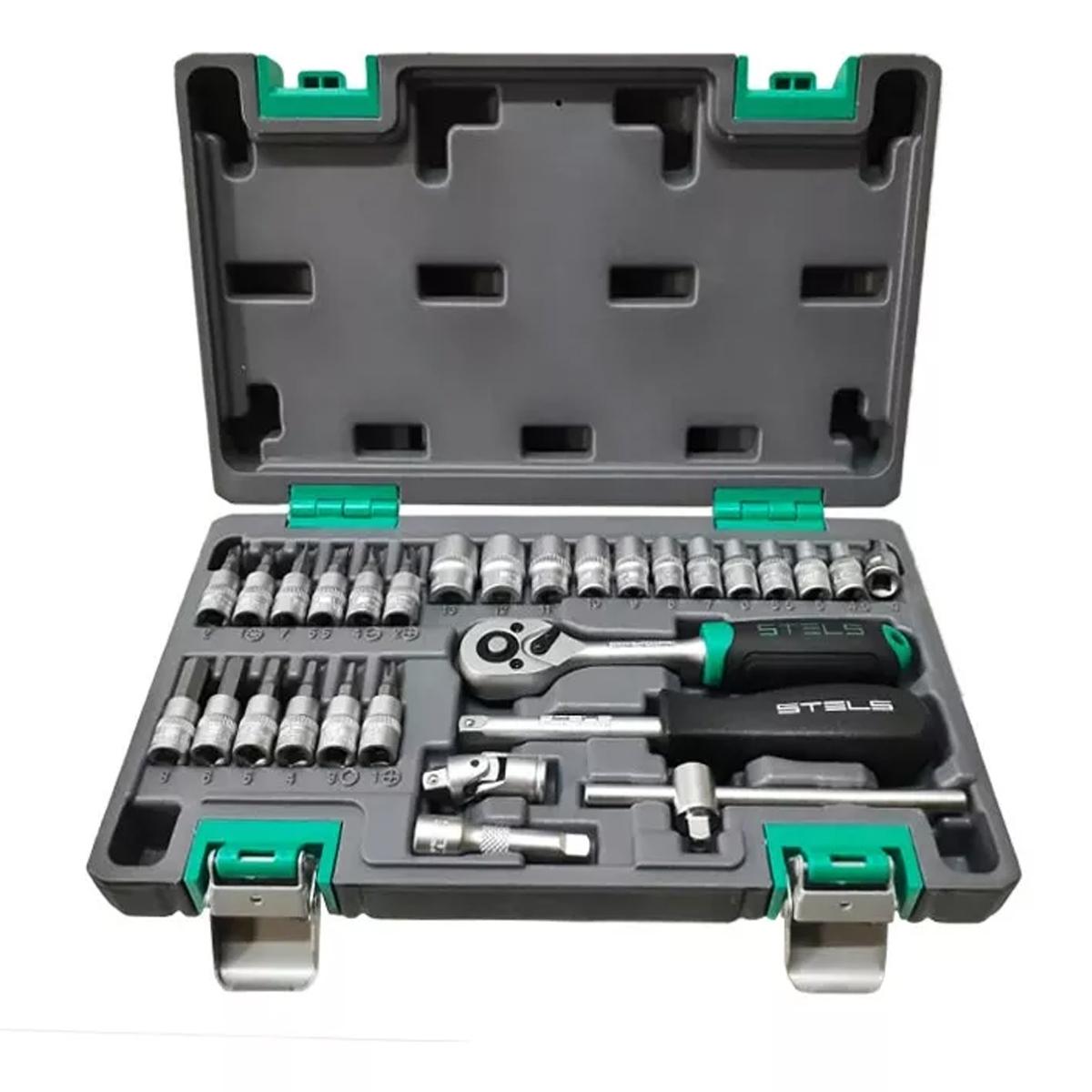 Jogo De Soquete 1/4 Auto Com 29 Peças Stels Cromo-vanadium - Toolsworld ...