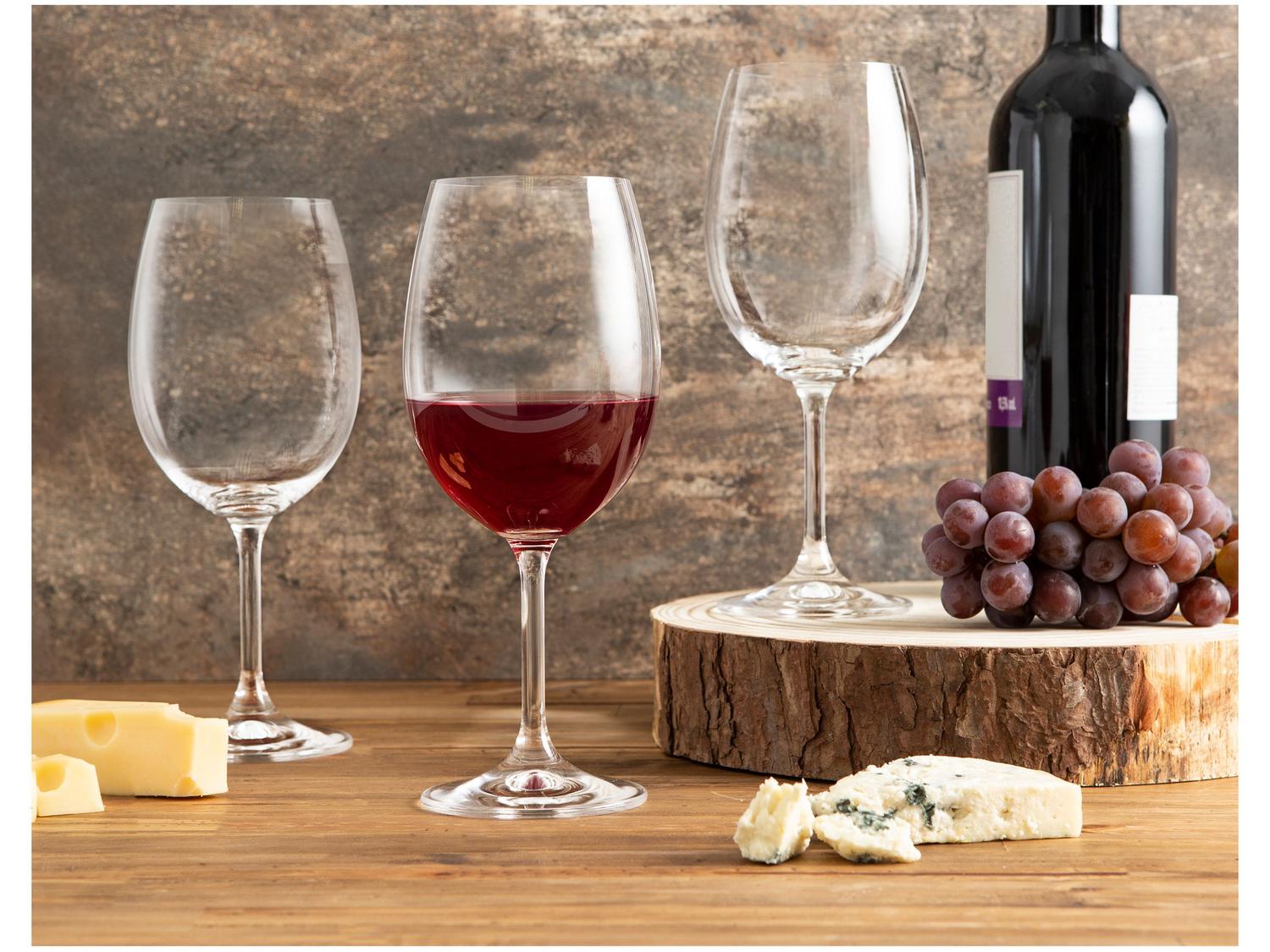 Jogo de Taças para Vinho Cristal 450ml 6 Peças Haus Sense Bohemia