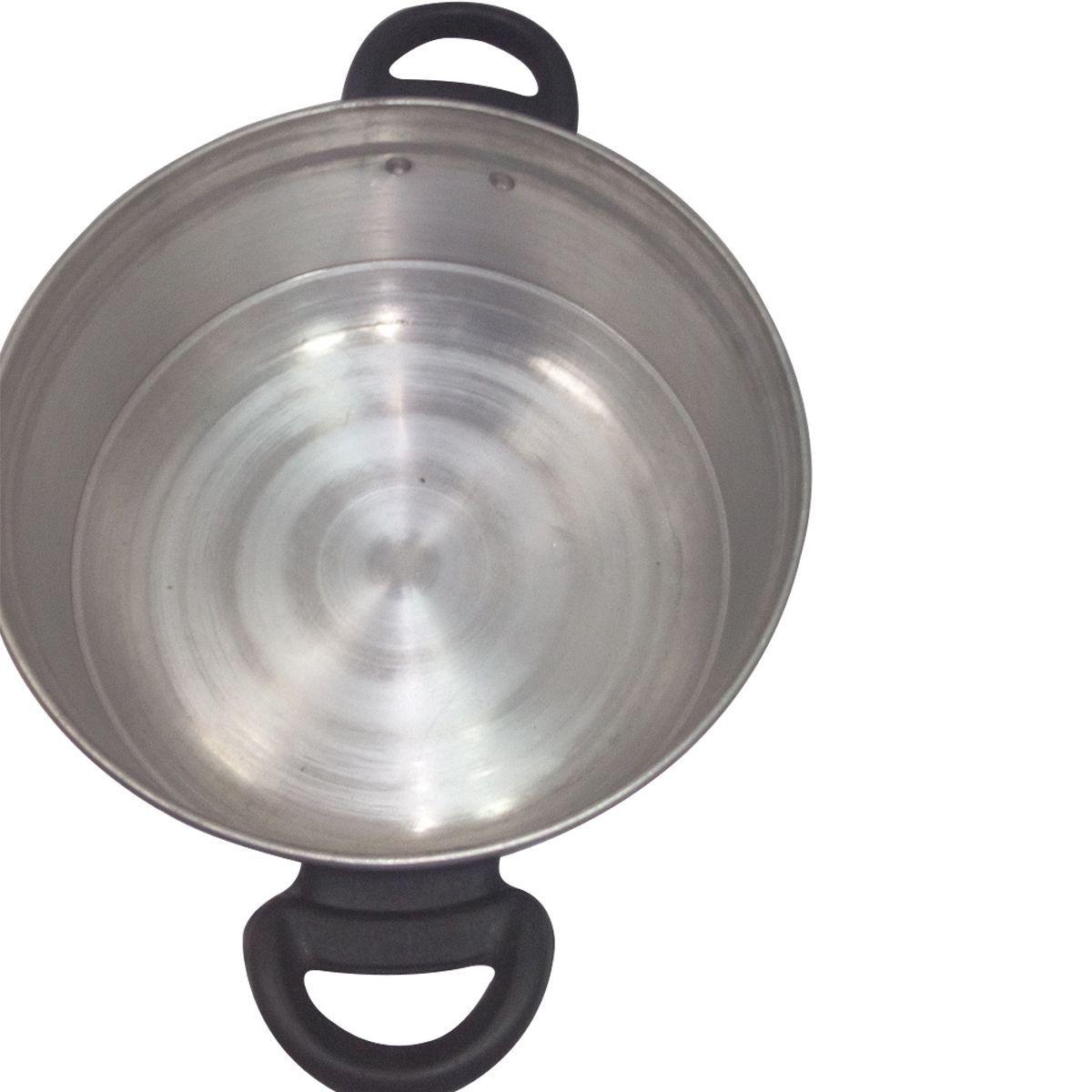 Jogo Panela Aluminio Colorido Vermelho - TENESIN - Jogo de Panelas ...